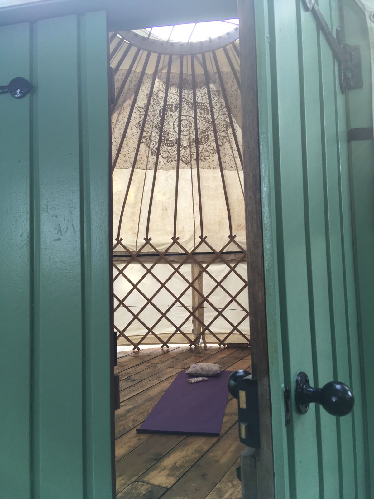Yoga in the Yurt